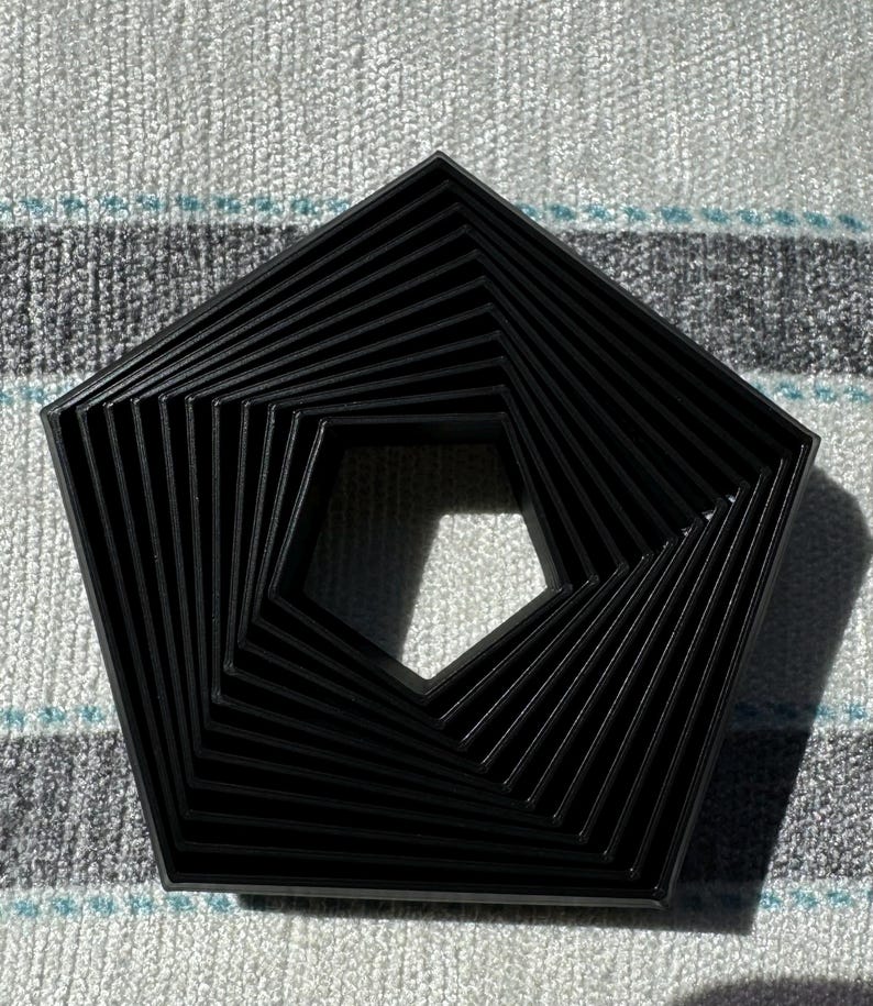Interlocking Pentagon Fidget - Etsy