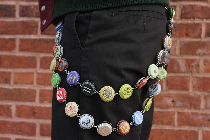 Bottle Cap Wallet Chain - Etsy