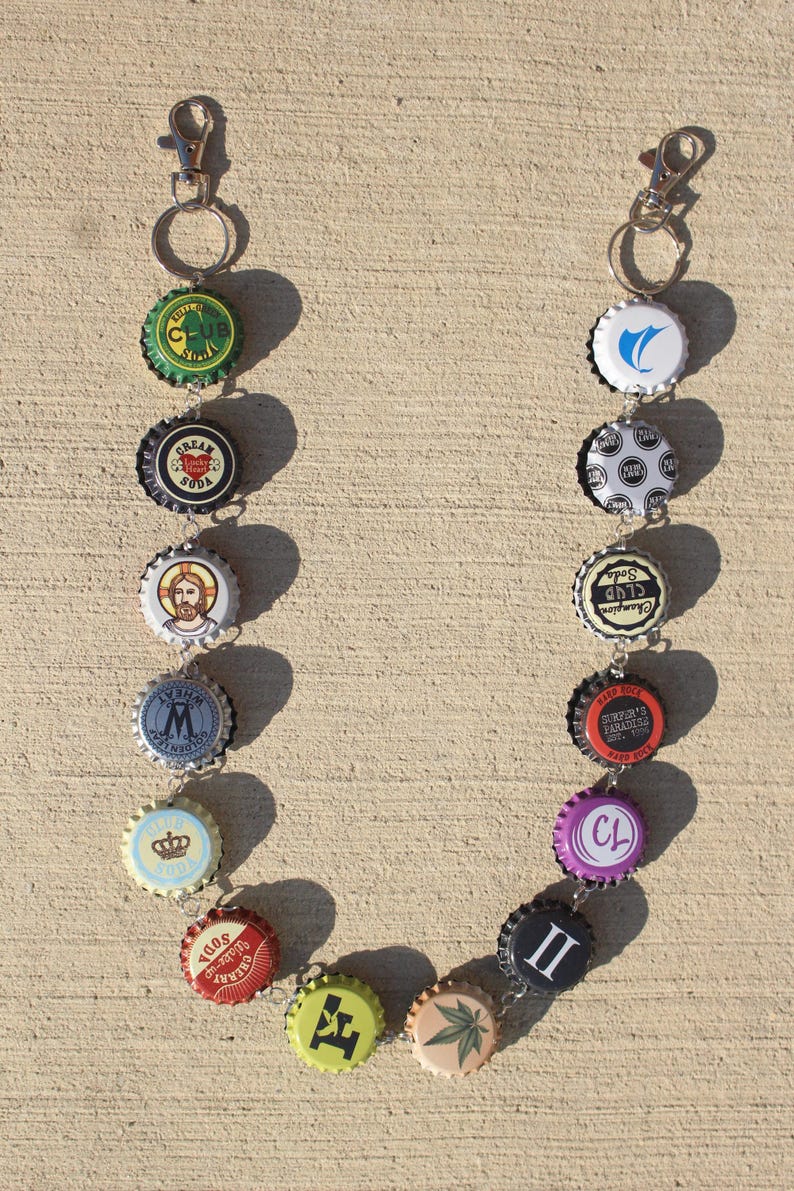 Bottle Cap Wallet Chain - Etsy