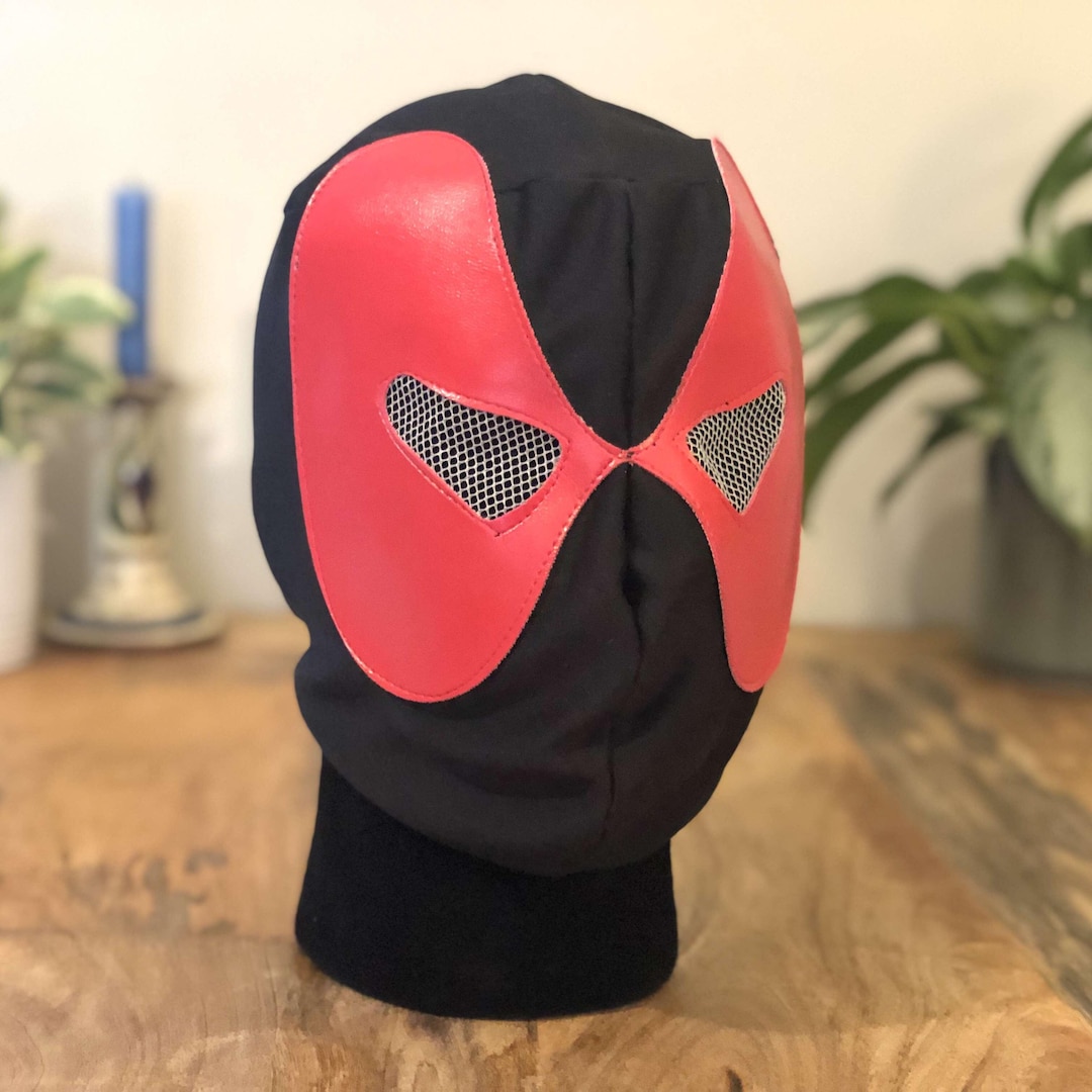 Bane (red & Black) Mexican Wrestling Mask | Lucha Libre - Etsy