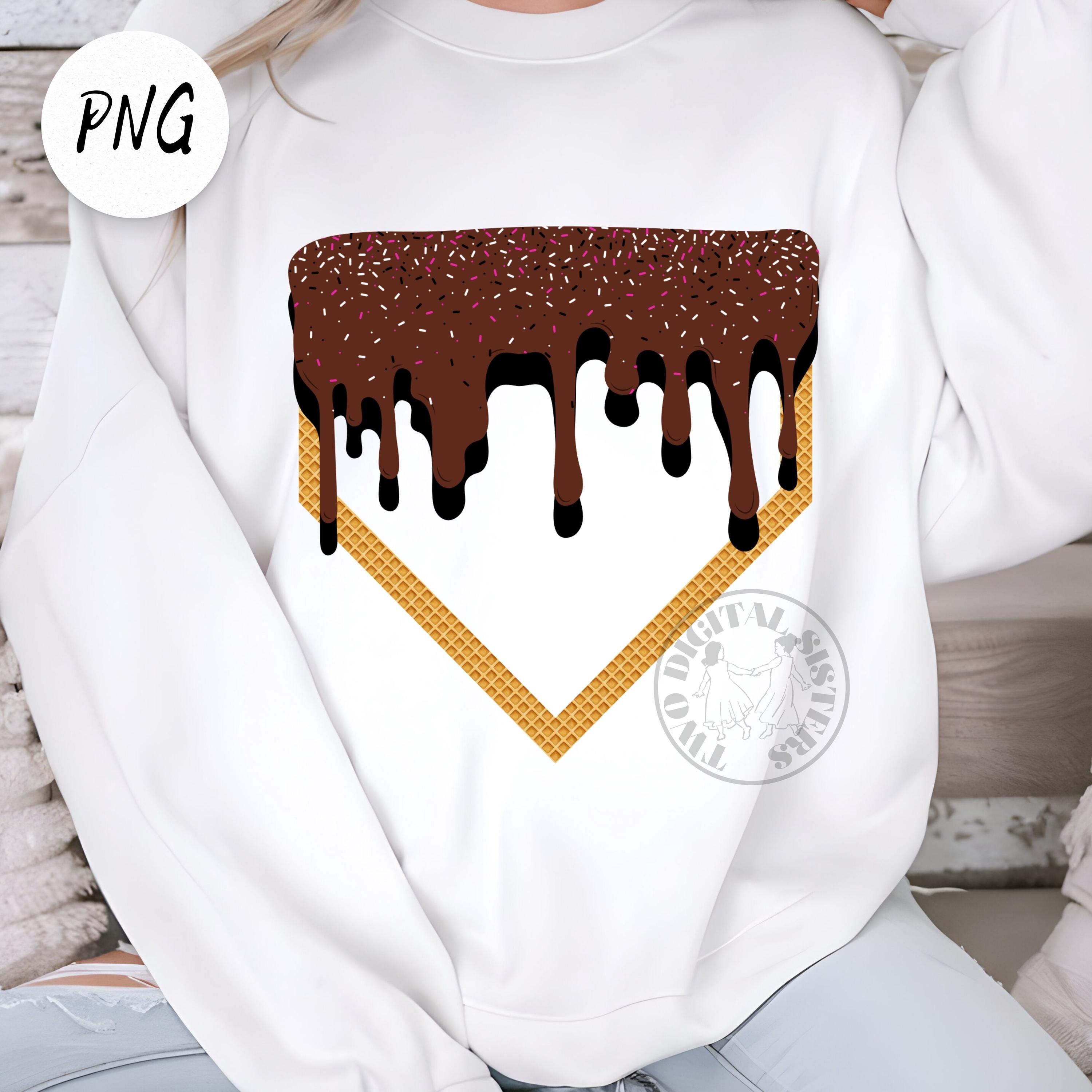 Waffle Home Plate, Drip Baseball Plate Png,baseball Home,baseball Ice ...