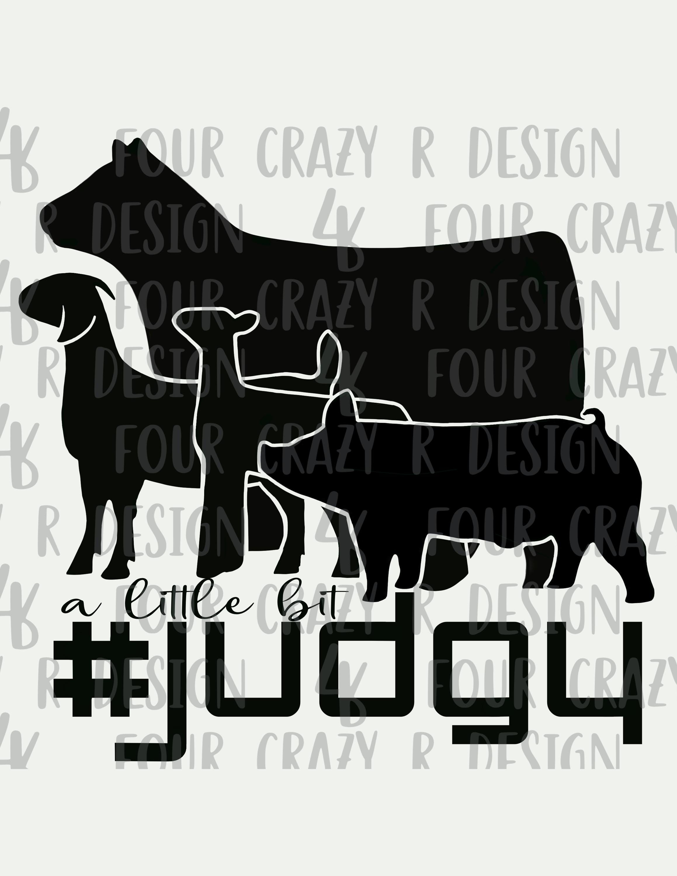 A Little Bit Judgy - Livestock Judging Image - Etsy
