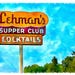 Lehman's Supper Club Vintage Cocktail Sign Poster - Retro Roadside Art ...