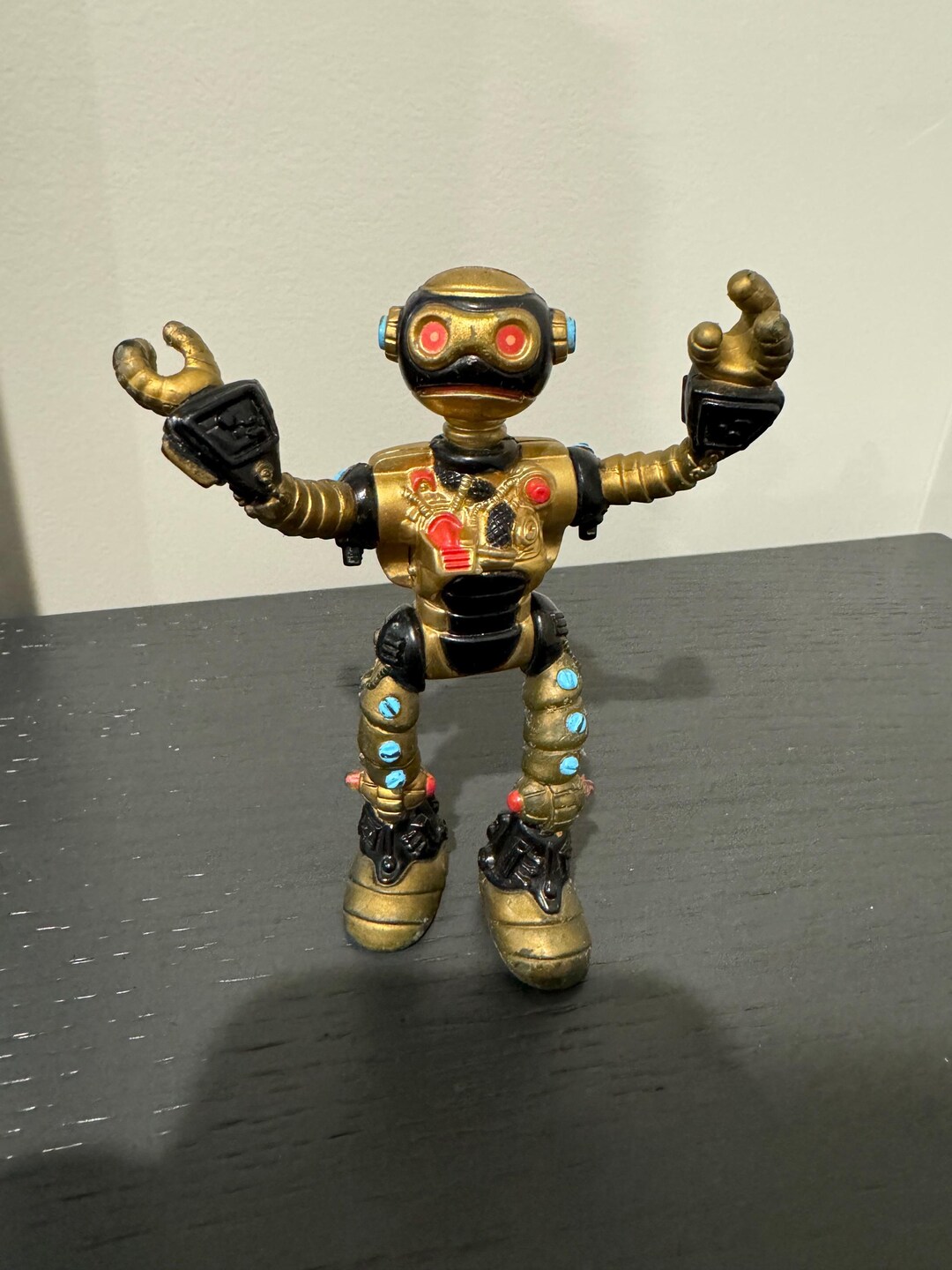 Vintage 1990 Teenage Mutant Ninja Turtles Fugitoid Robot Action Figure ...
