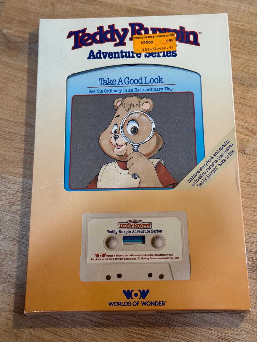 Vintage 1985 Teddy Ruxpin Adventure Series Take A Good Look Storybook ...