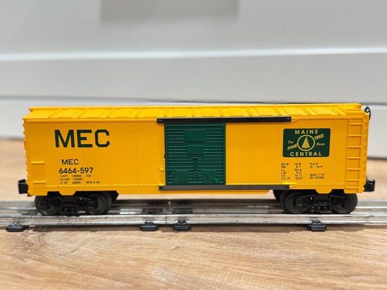Lionel 6-29203 Escala O 6464-597 Vagón de carga central de Maine con ...