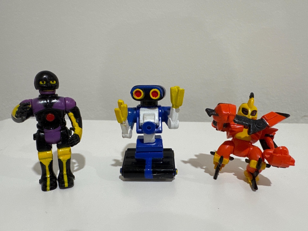 Vintage 1993 Galoob LGTI Series 2 Z-bots Micro Machines 2 Inch Zbots ...