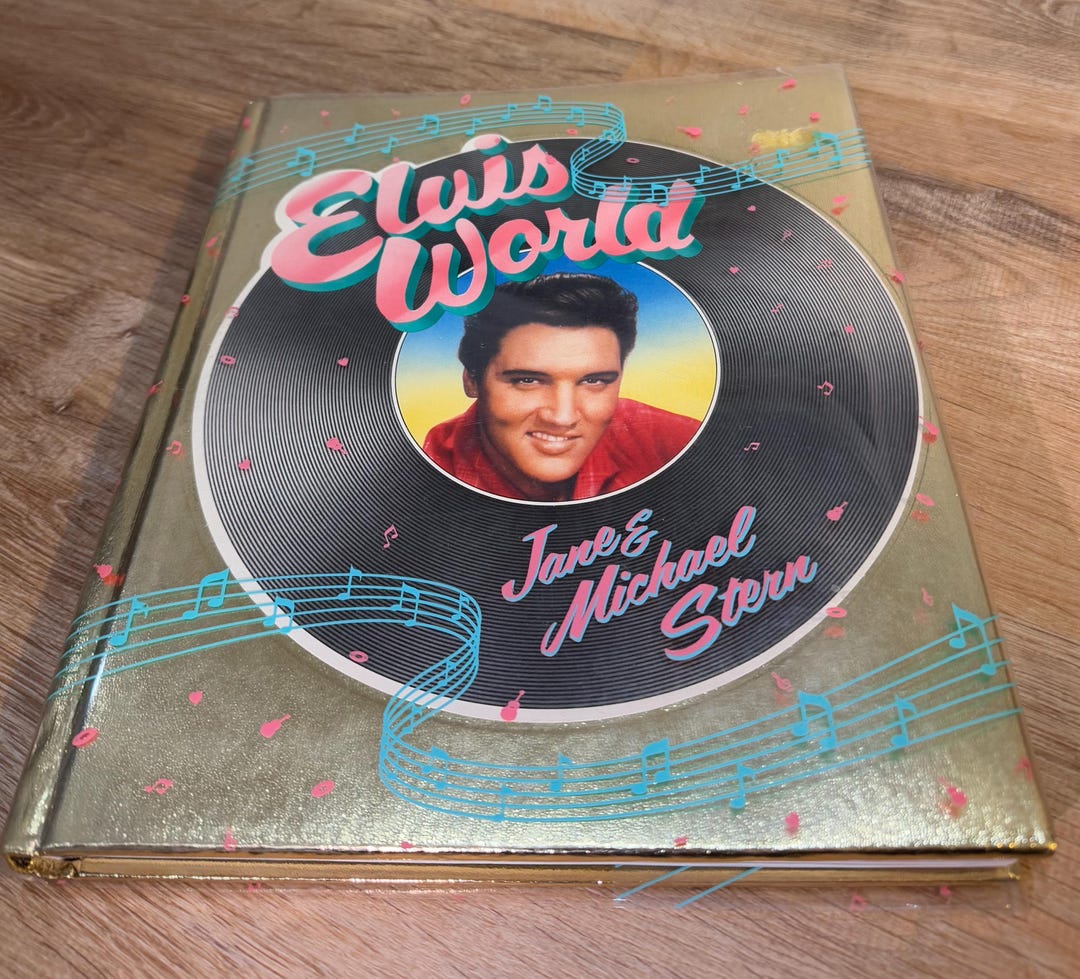 Elvis World Book – 1987 Hardcover Biography, First Edition - Etsy