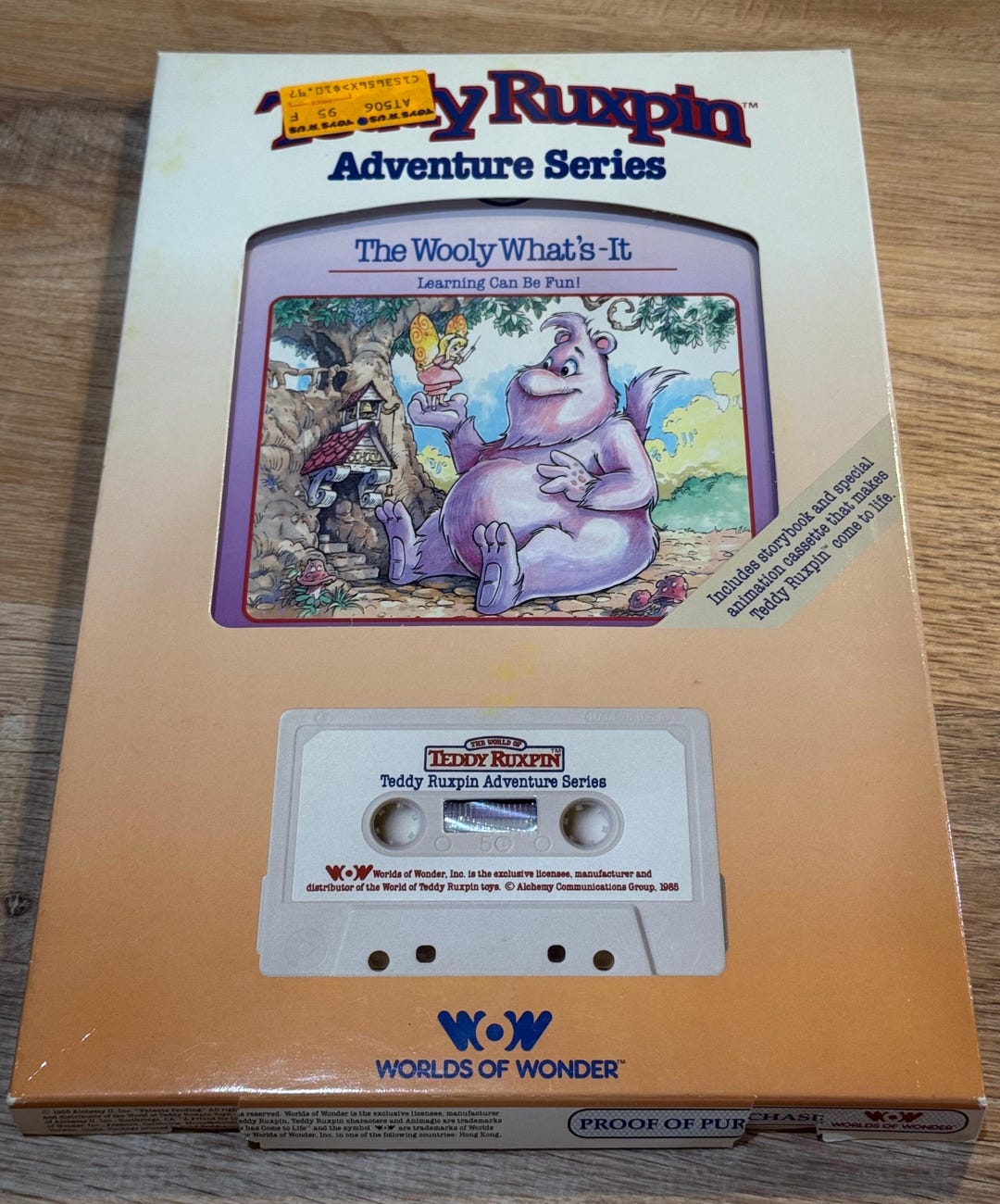 Vintage 1985 Teddy Ruxpin Adventure Series the Wooly What’s It ...