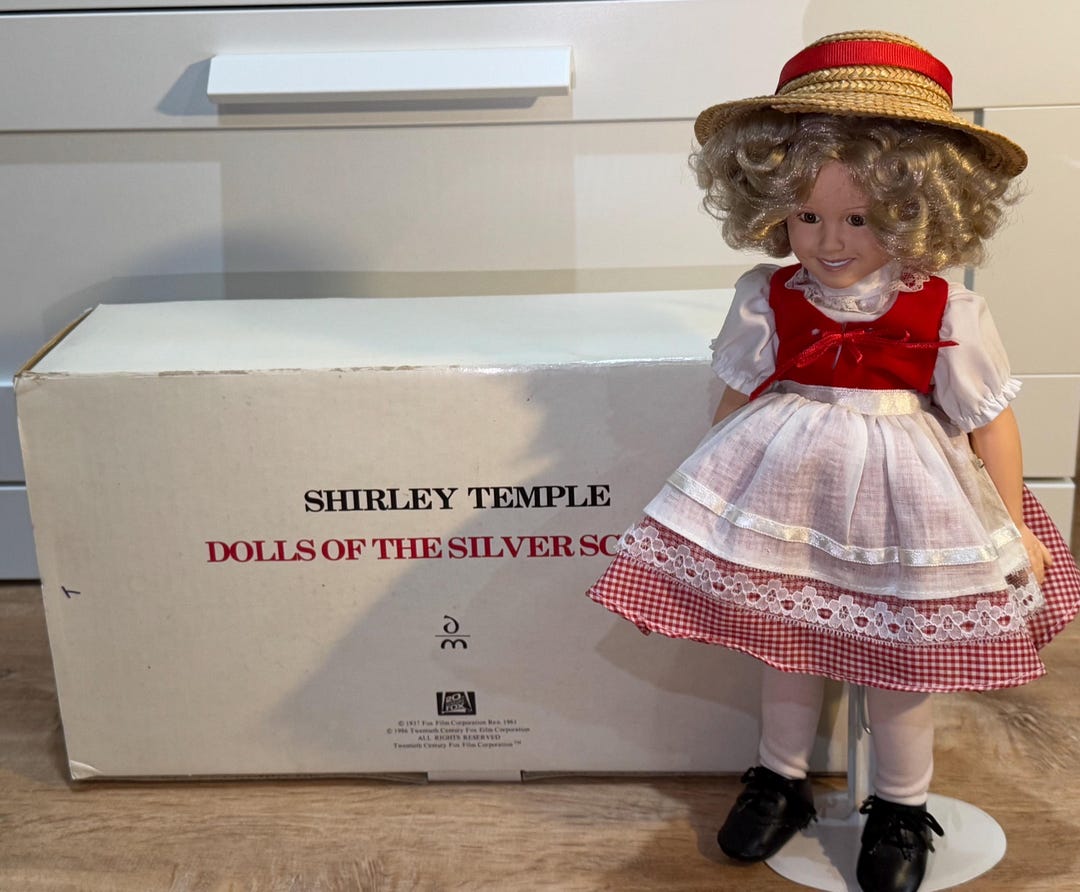Vintage Danbury Mint 1986 Shirley Temple Doll- Silver Screen Series ...
