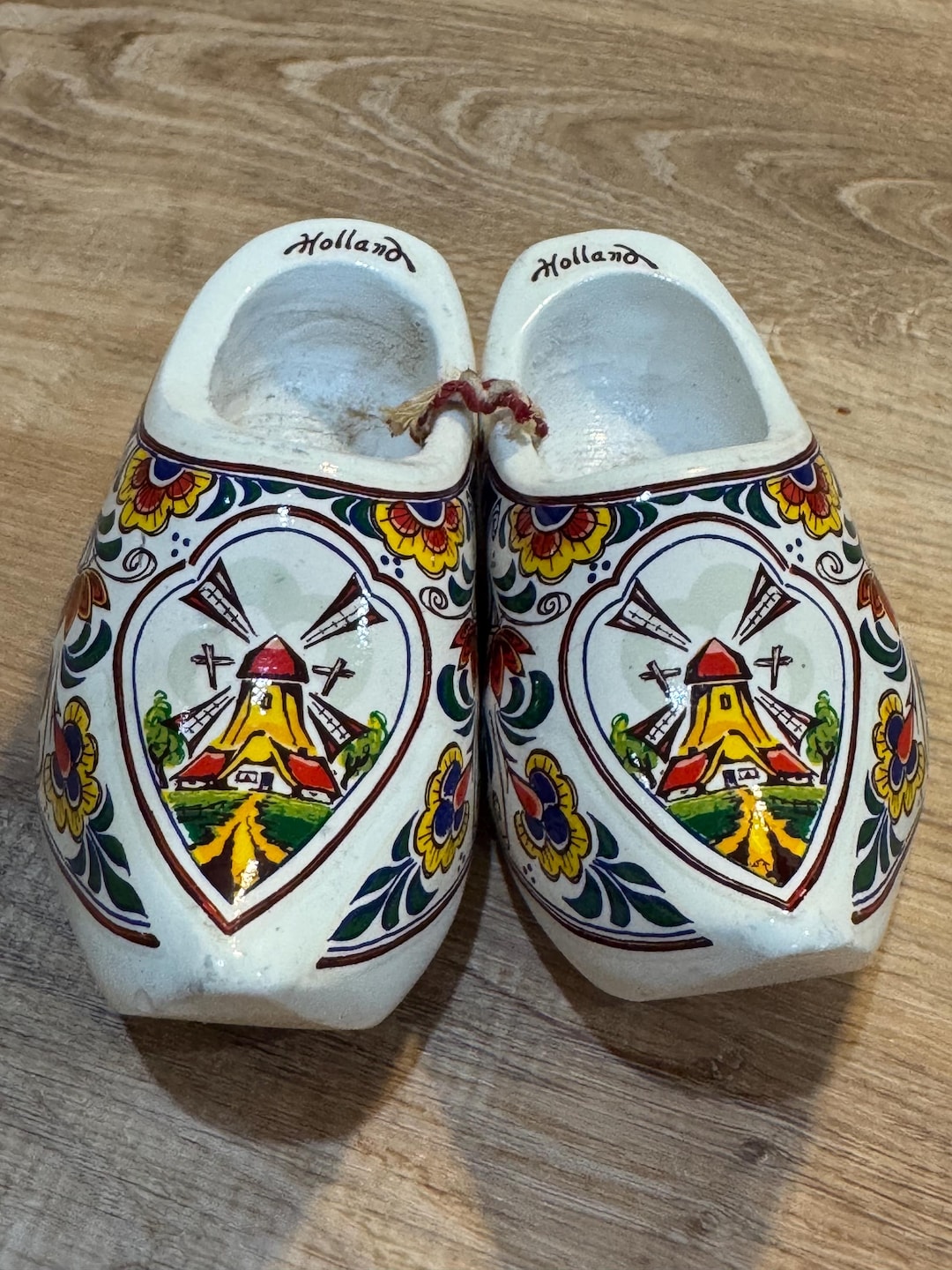 Vintage Dutch Wooden Clogs – “holland” Souvenir Pair – Hand-painted ...
