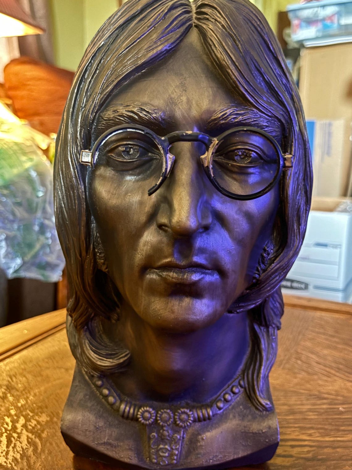 Rare John Lennon Bust by Esco 1980 Marked Neal Martz artist Perfect ...
