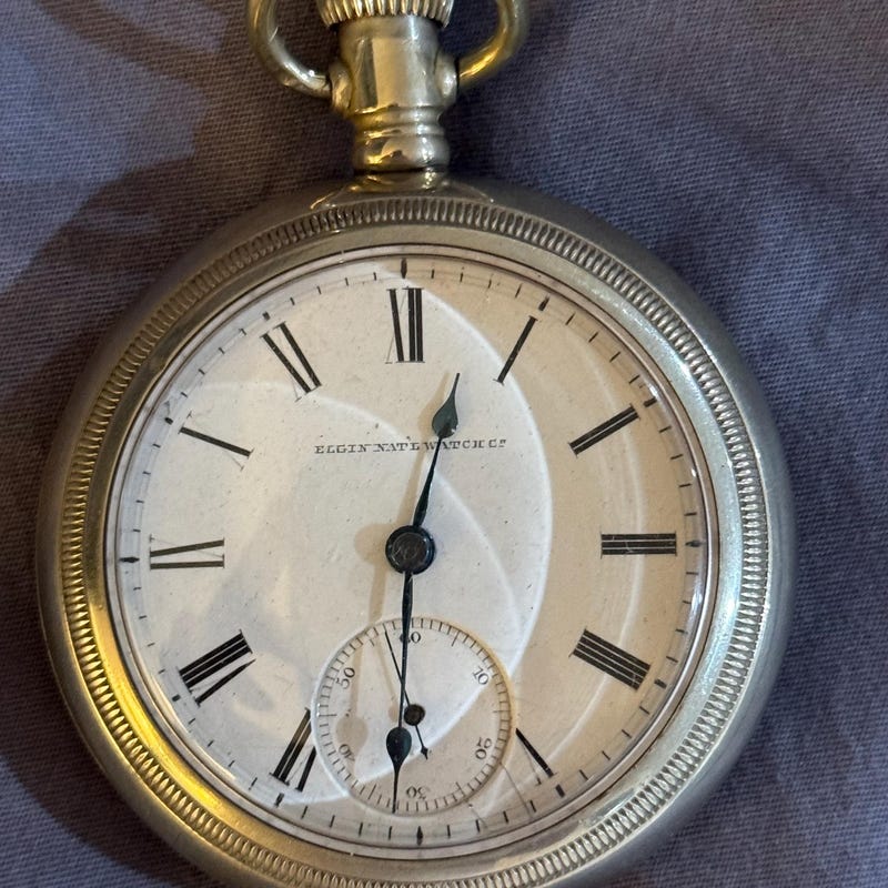 Old Pocket Watch Running - Etsy