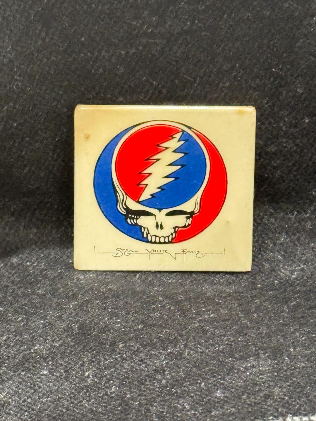 Vintage Grateful Dead “steal Your Face” Pushbutton Pin | Iconic Skull ...