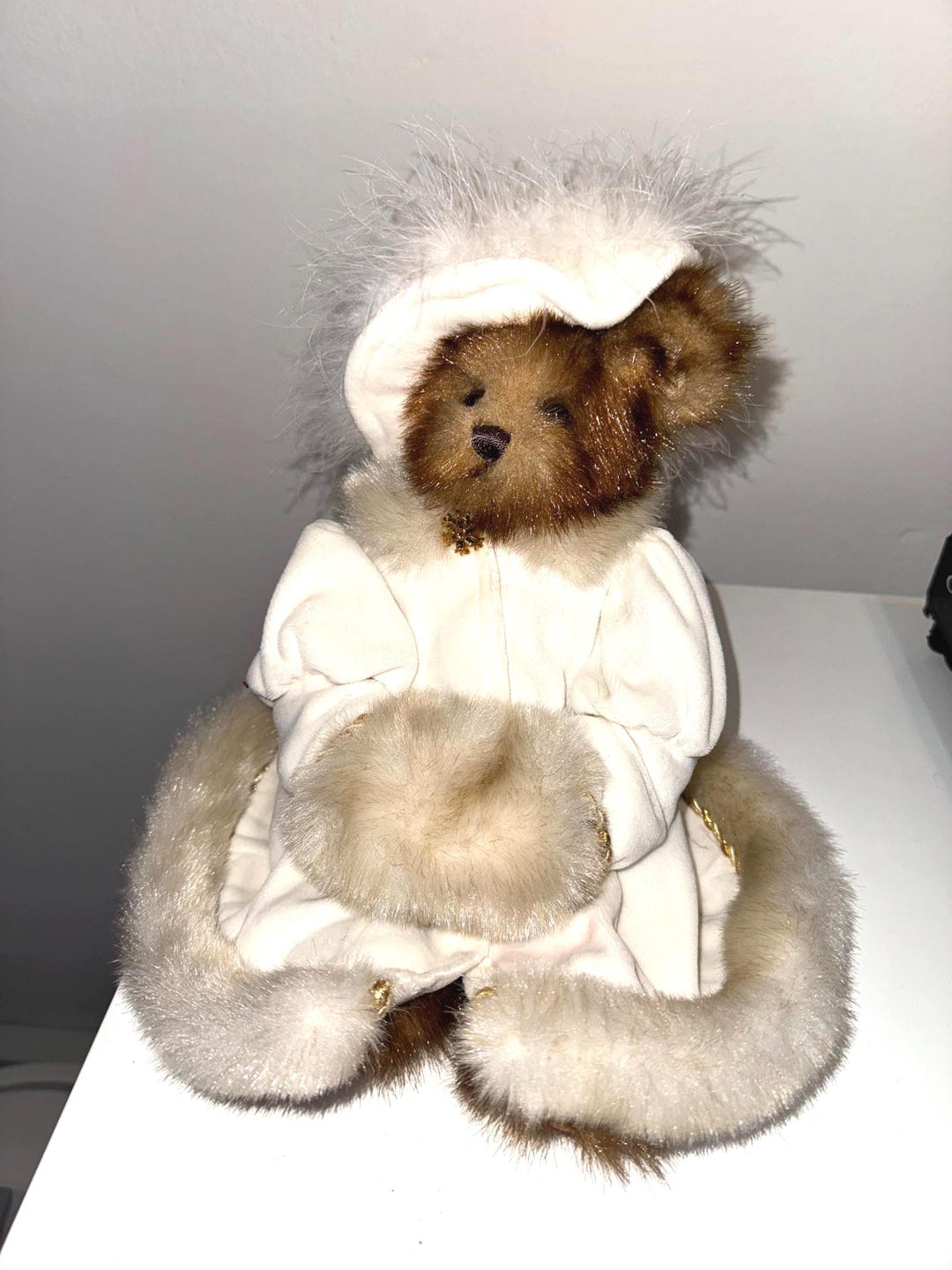 Vintage Victoria Bear 14” Stuffed Plush Bearington Collection Bear ...