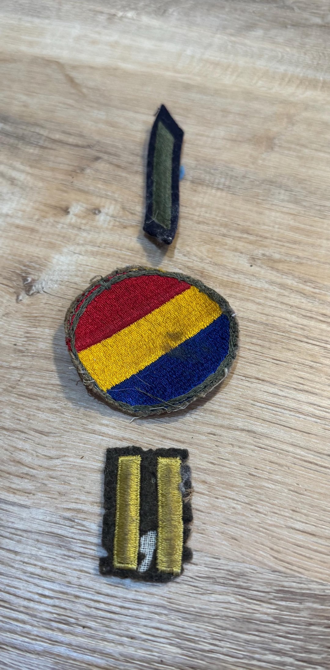 Vintage WW2 Military Patches- US Military Stripe Patch- US Military 2 ...