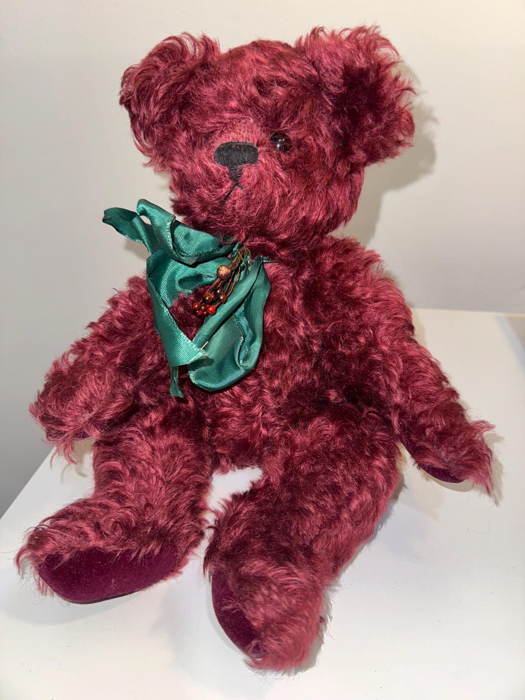 Vintage Annette Funicello 14" Christmas Plush Bear With Swivel Arms and ...