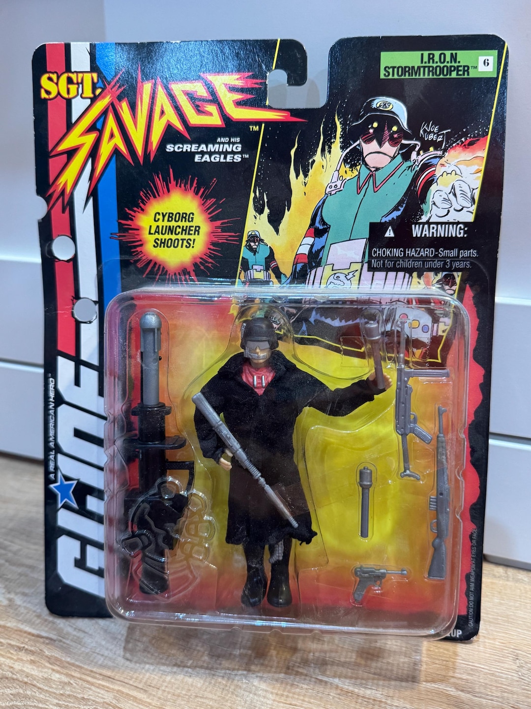 Vintage 1994 GI Joe SGT Savage I.R.O.N. Stormtrooper - Original ...