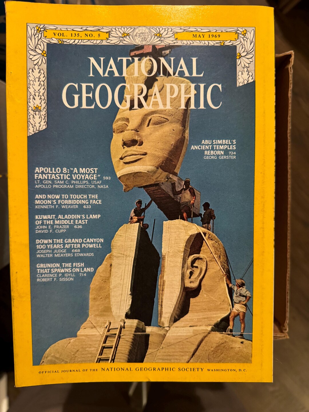Vintage 1969 National Geographic Magazines- Set of 10 Magazines ...
