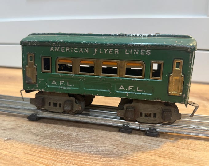 Pre-war 1930s American Flyer Passenger Car 3161: O Gauge Train ...