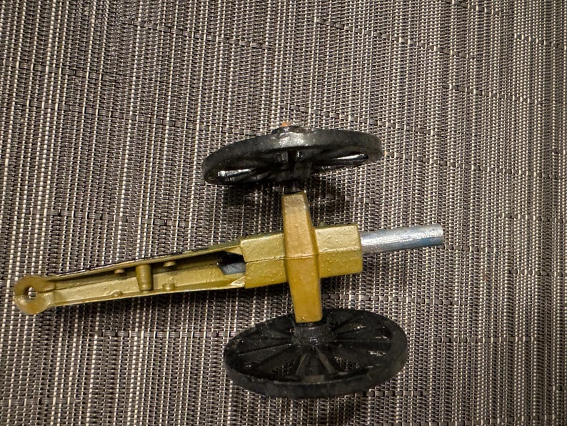 Vintage Die-cast Metal Miniature Civil War Cannon Toy | Cap Gun - Etsy