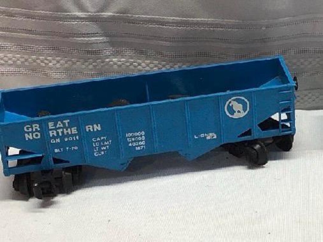 Vintage Lionel O Gauge Great Northern Dual Hopper 9011 GN Dual Hopper ...