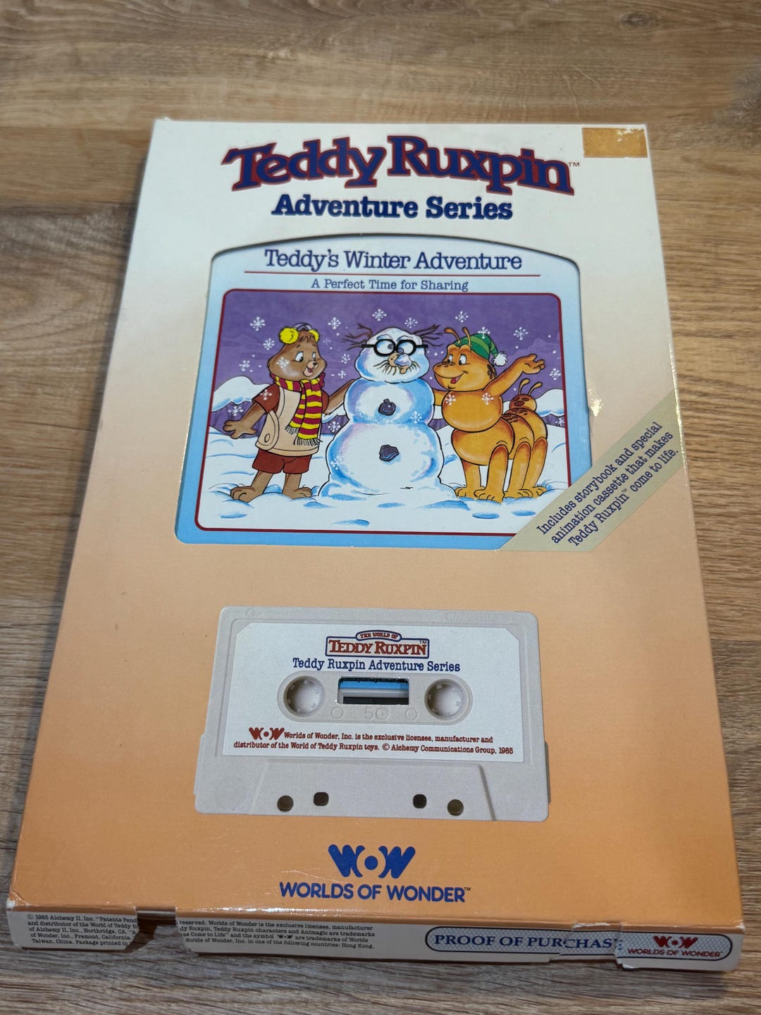 Vintage 1985 Teddy Ruxpin Adventure Series Teddy’s Winter Adventure ...