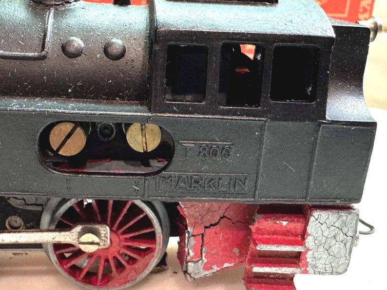 Vintage Märklin T800 HO Scale Steam Engine | 1938 German Model Train ...