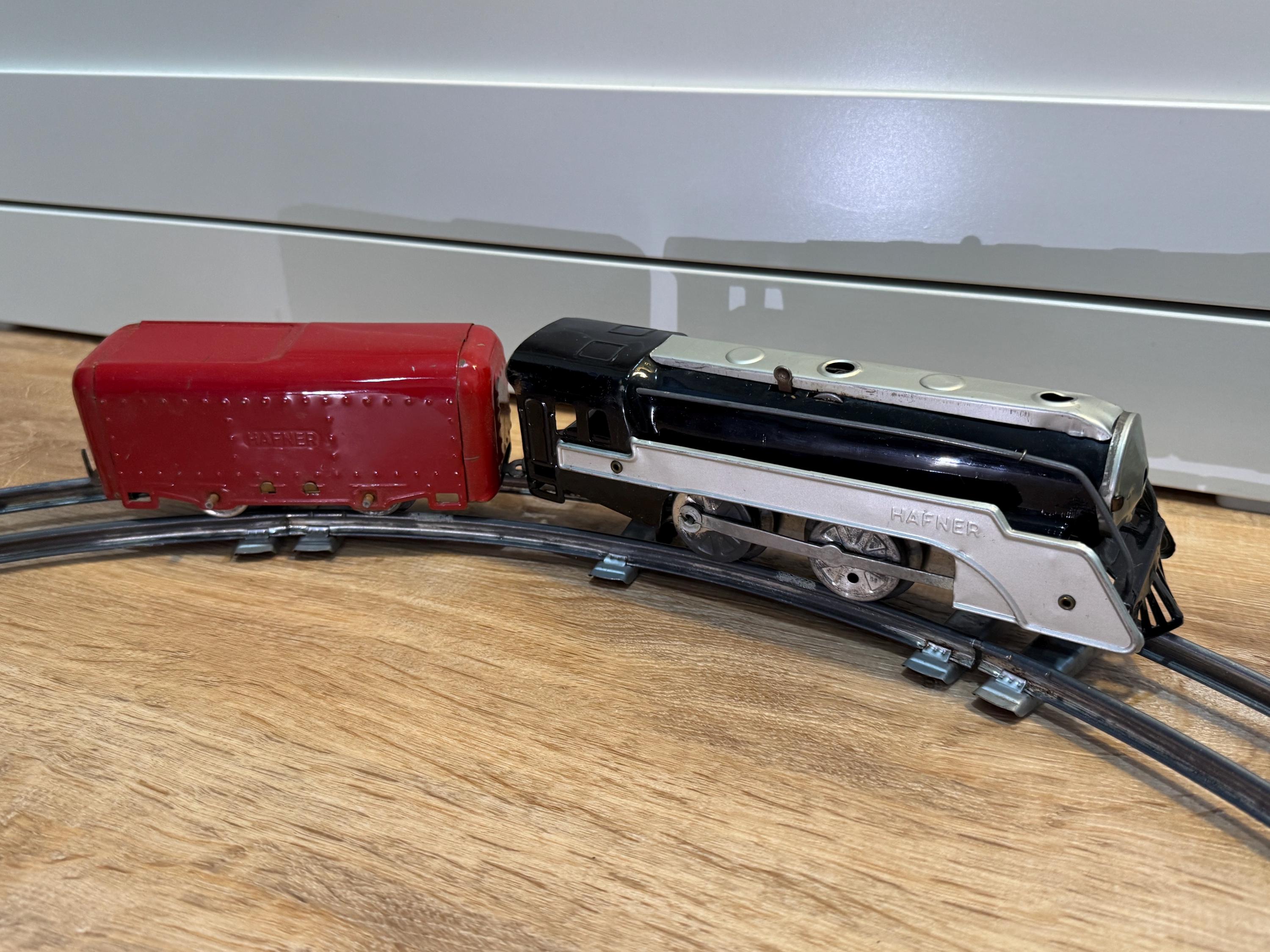 Vintage Hafner Windup Train Set, 1930s, Original Box - Etsy
