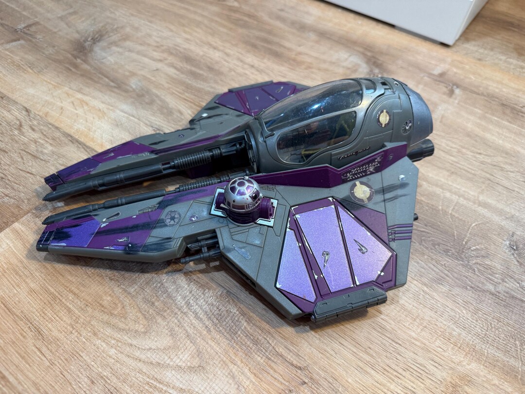 Vintage 2004 Mace Windu Starfighter by Hasbro- Star Wars Starfighter ...