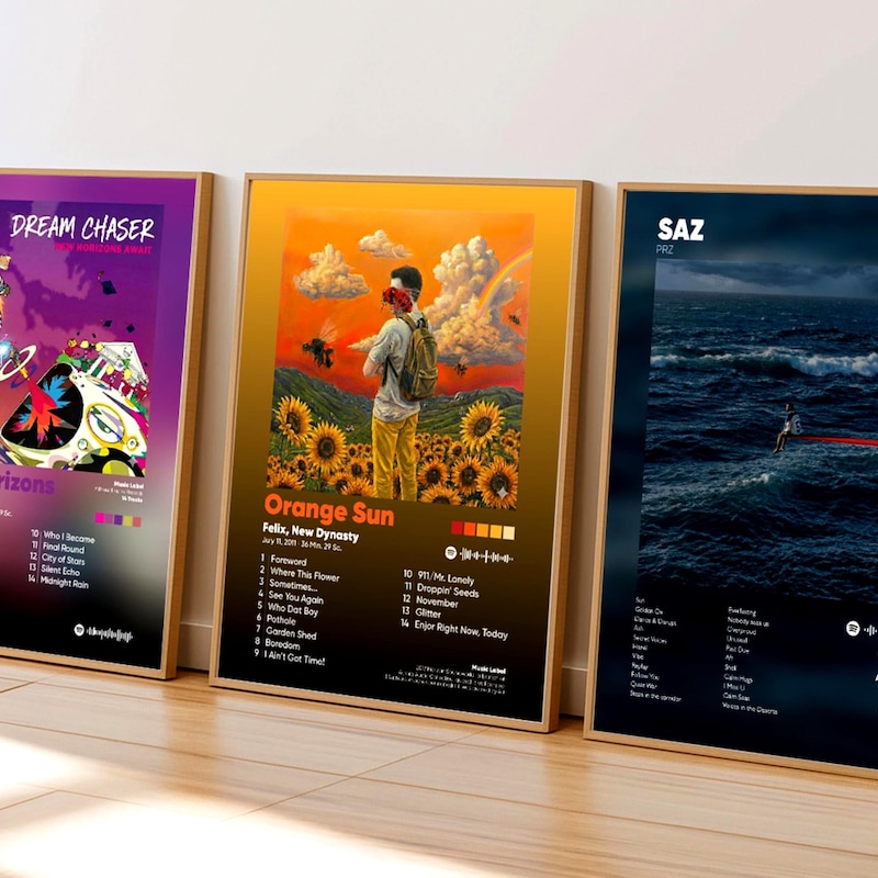 Poster Album Cover 3 - Etsy UK