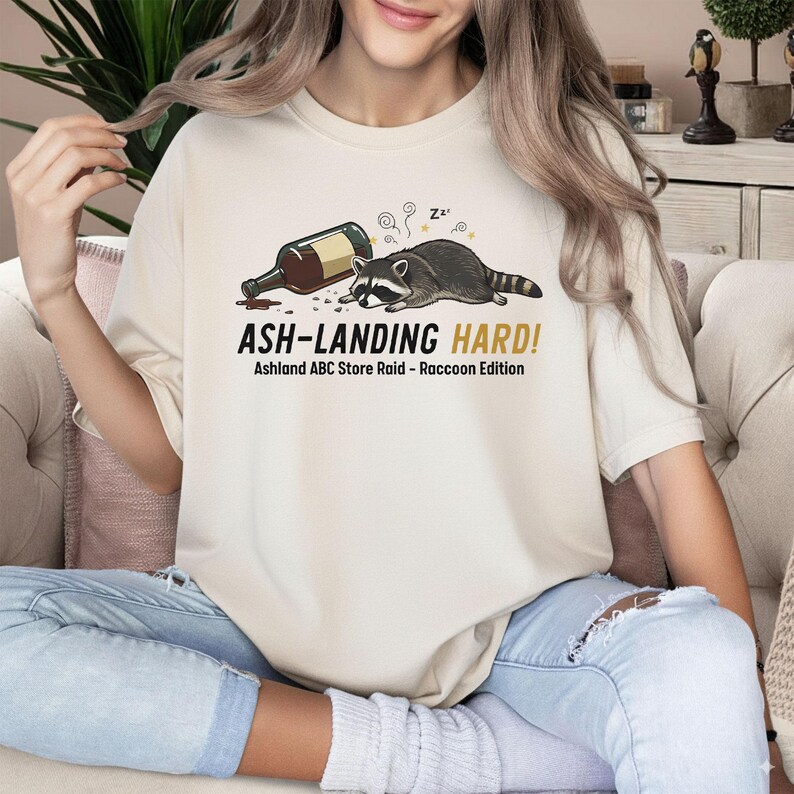 Trashed Panda Sweatshirt, Drunk Raccoon Sweatshirt, Ashland ABC Store ...