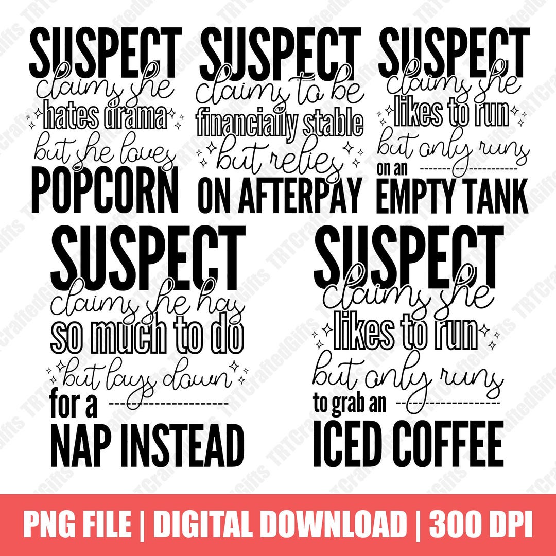 Suspect Challenge PNG Suspect Challenge Afterpay PNG Suspect Claims PNG ...
