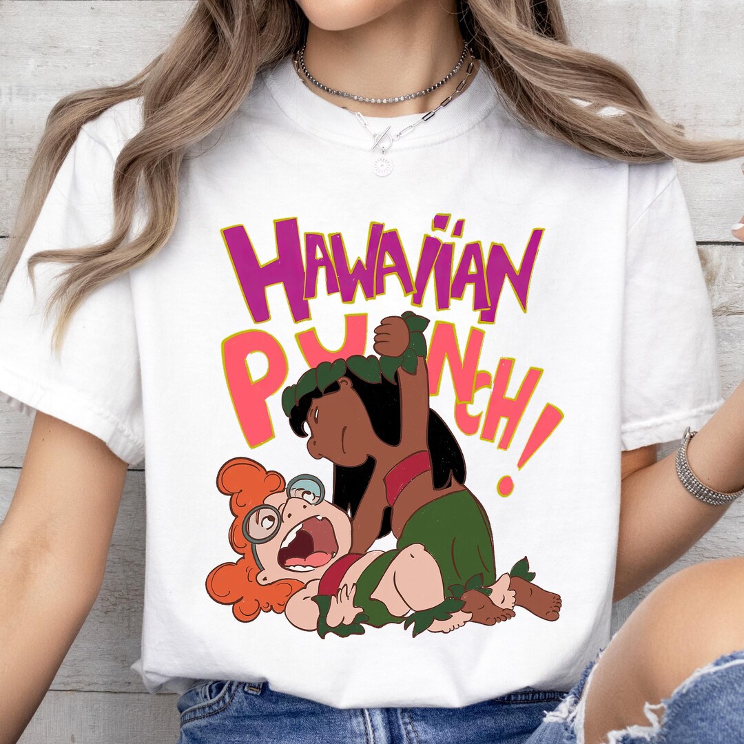 Hawaiiaan Punch Parody Lilo & Myrtle Cartoon T Shirt - Etsy