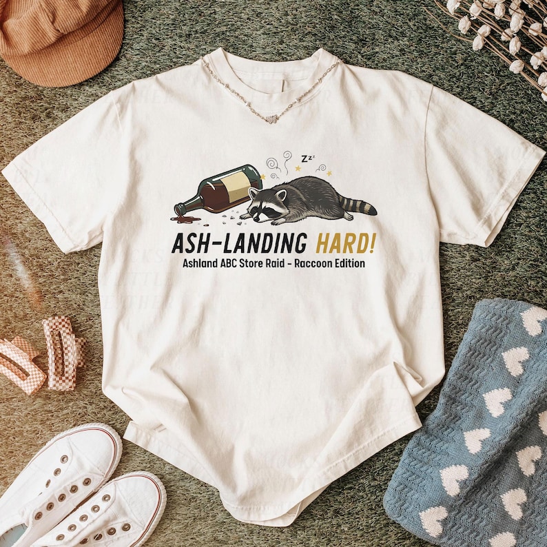 Trashed Panda Sweatshirt, Drunk Raccoon Sweatshirt, Ashland ABC Store ...