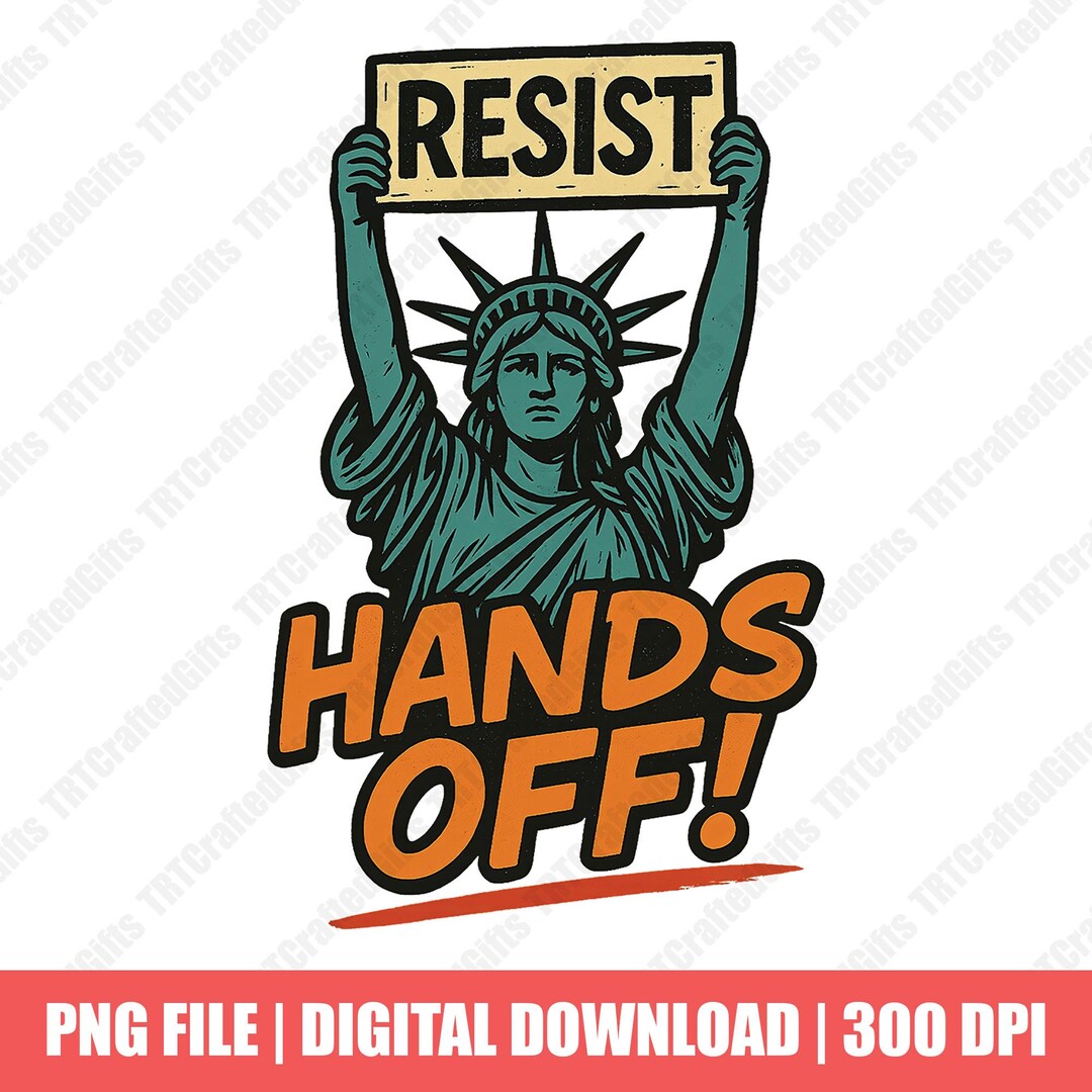 5 Hands off Protest PNG, Social Security, Medicare, & Public Protection ...