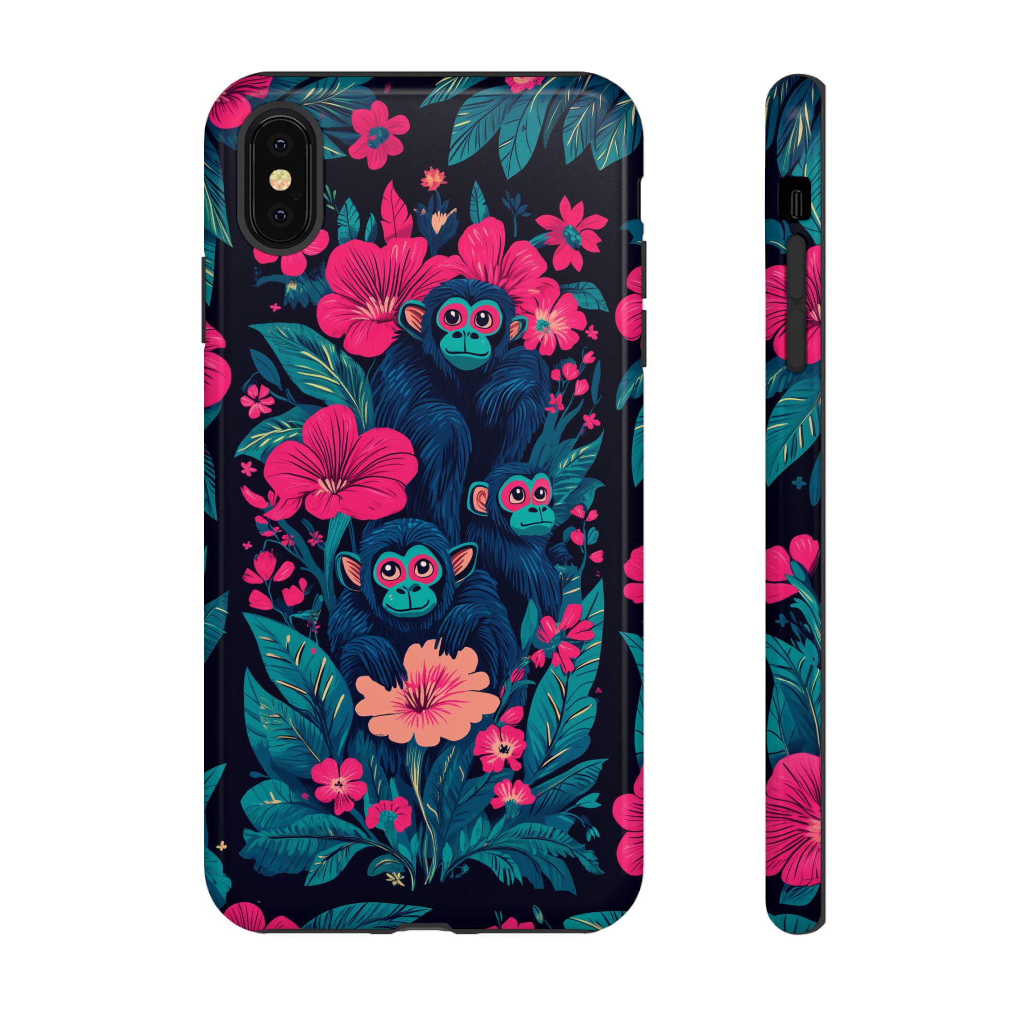 Illustration of Howler Monkeys in the Jungle Vector/ Phone Case - Etsy