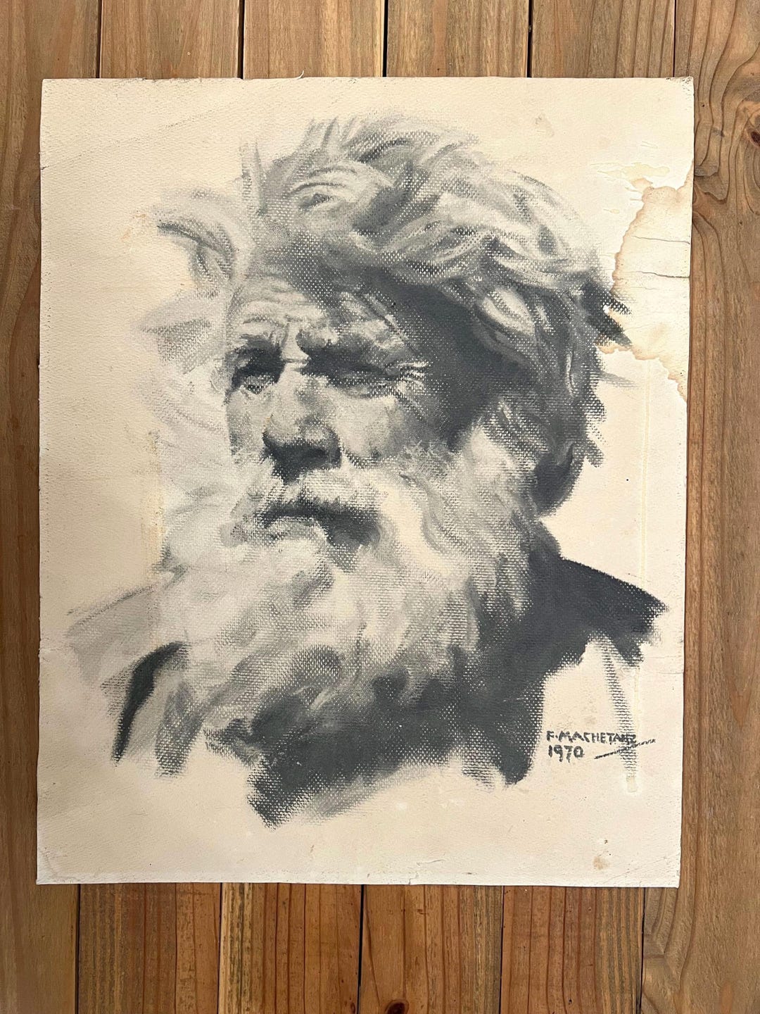 Rare FRED MACHETANZ( 1908-2002, ALASKA) Vintage 1976,original Oil ...