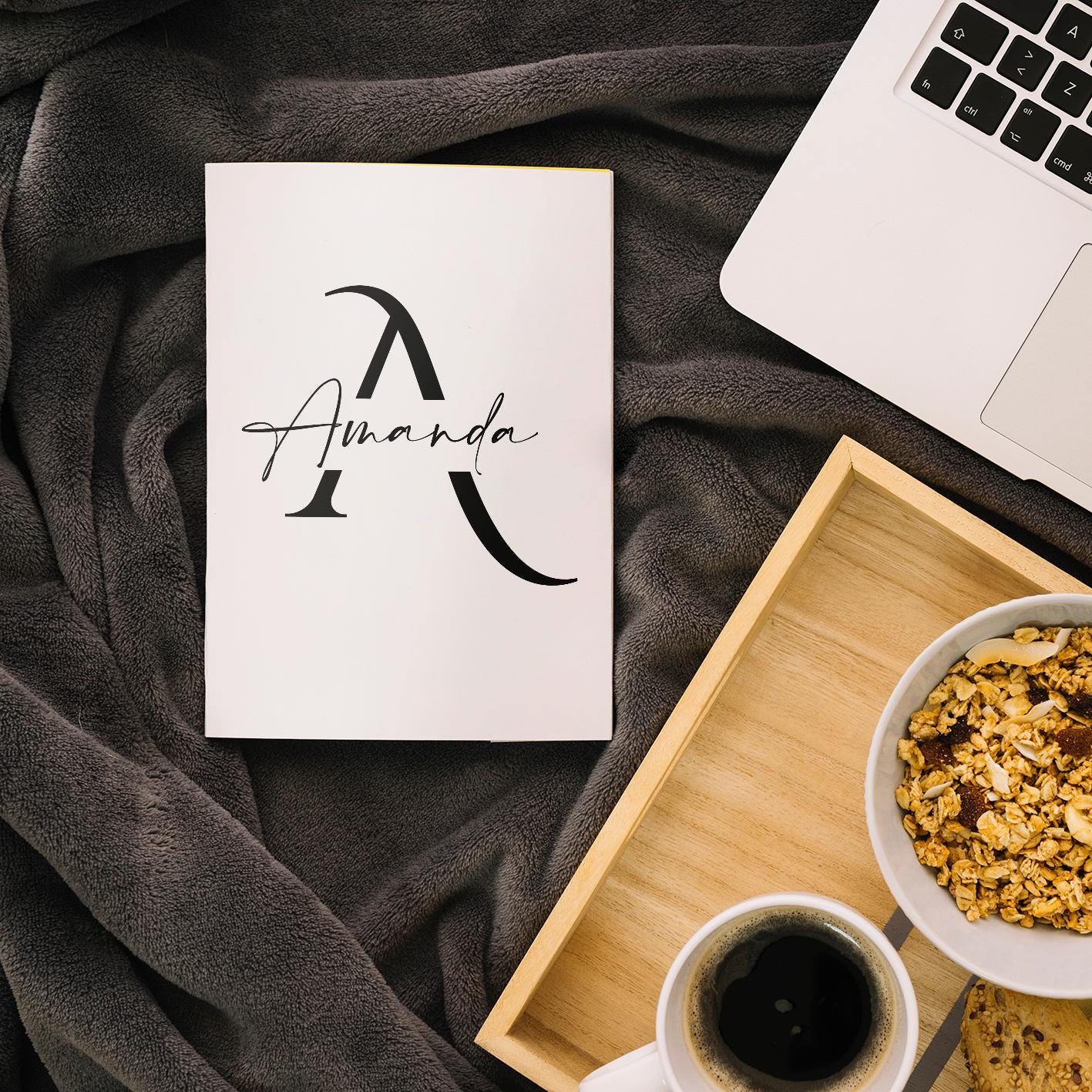 Modern Alphabet Monogram, Elegant Personal Monogram, Handwriting ...