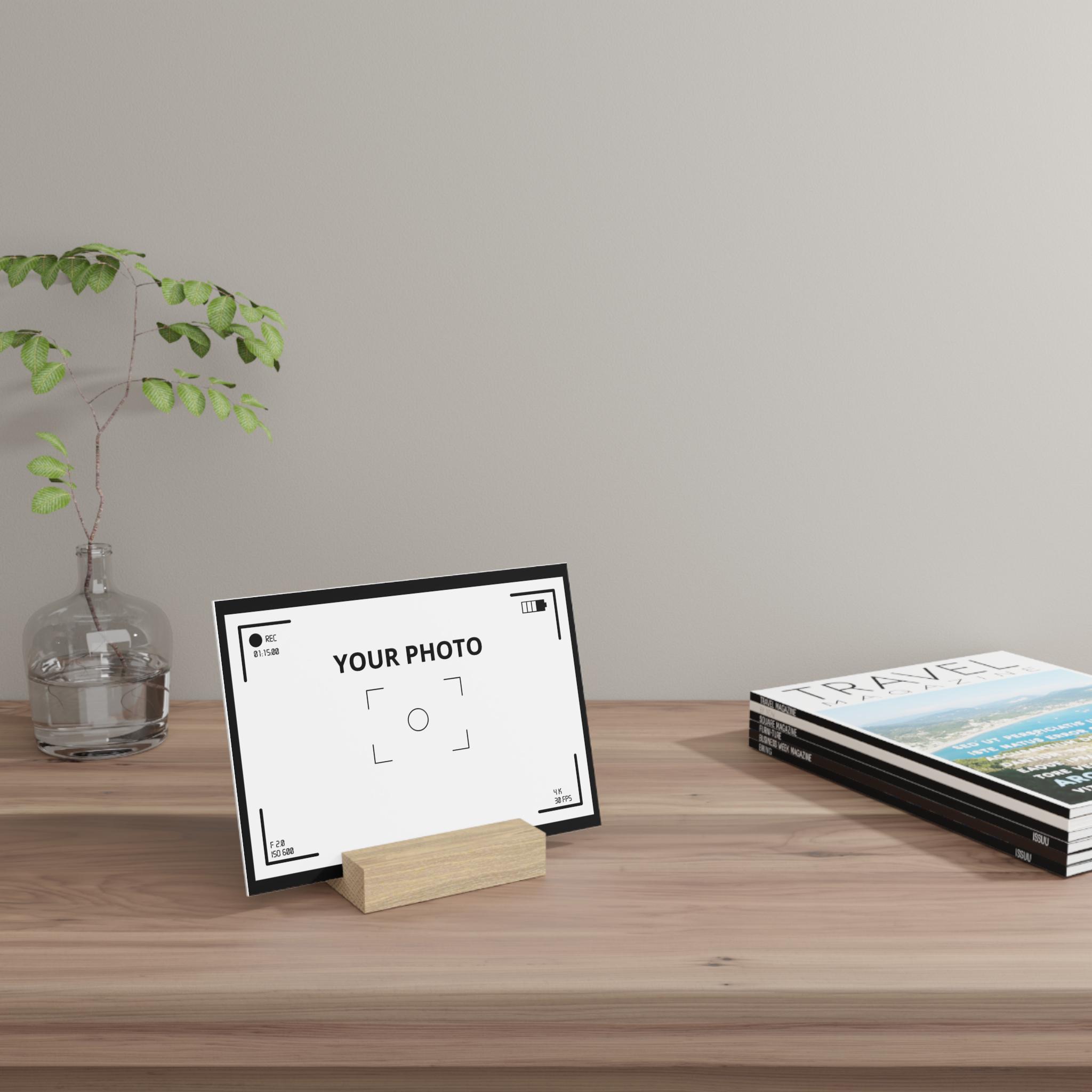Custom Camera Viewfinder Photo Frame With Stand Add Your Own Photo ...
