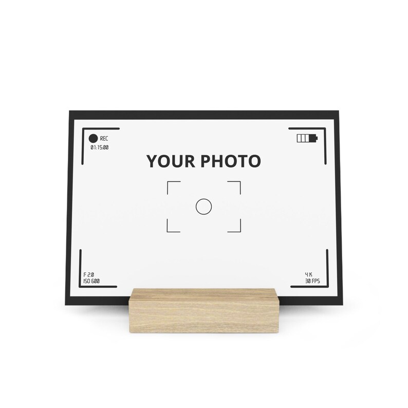 Custom Camera Viewfinder Photo Frame With Stand Add Your Own Photo ...