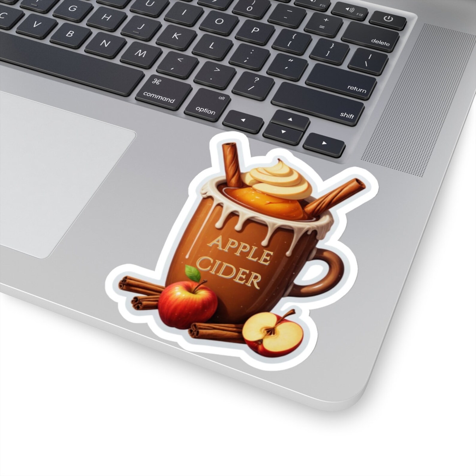 Autumn Fall Apple Cider Kiss-cut Stickers for Laptop, Water Bottle ...