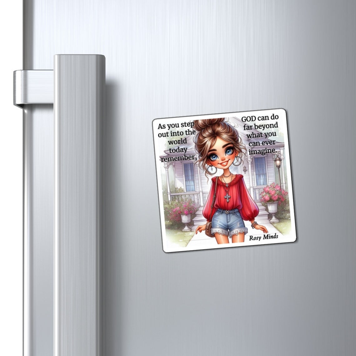 Magnets, Christian Inspirational Magnet - Religious Home Decor, Faith ...