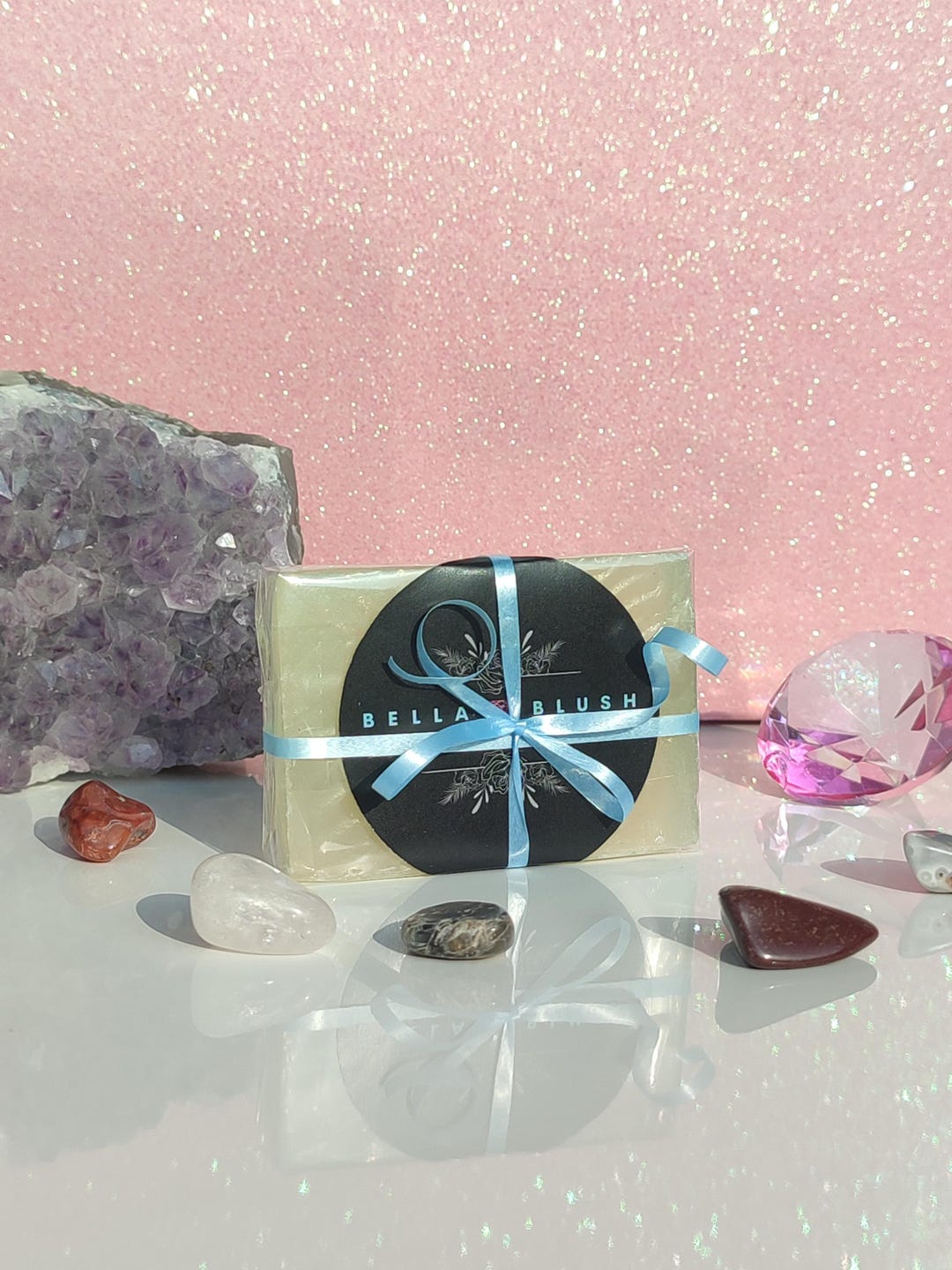 Bella Blush Official - Organic Soap Bar With Gemstones and Swarovski ...