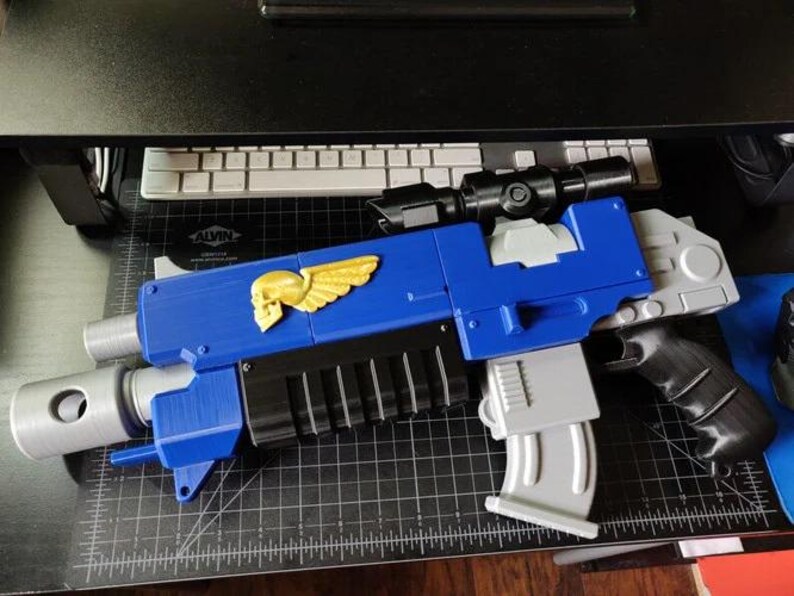 Life Size Primaris Bolt Rifle From Warhammer Replica Prop 1:1 Scale TKP ...