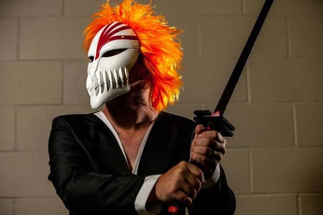 Wearable Bleach Mask From Bleach Replica Prop 1:1 Scale TKP 184 - Etsy