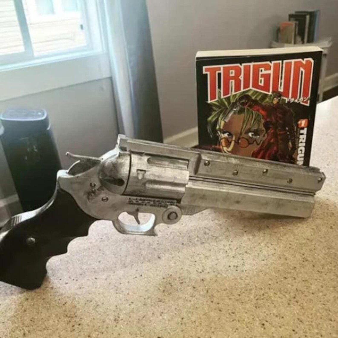 Vash the Stampede's Revolver Gun From Trigun Replica Prop 1:1 Scale TKP ...