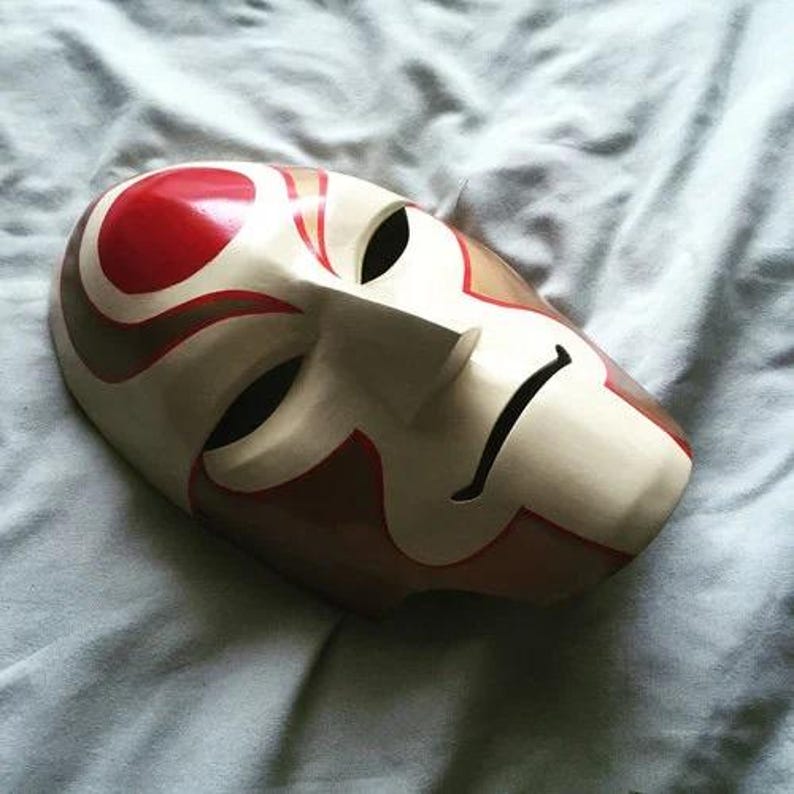 Wearable Amon Mask From Legend of Korra Anime Replica Prop 1:1 Scale ...
