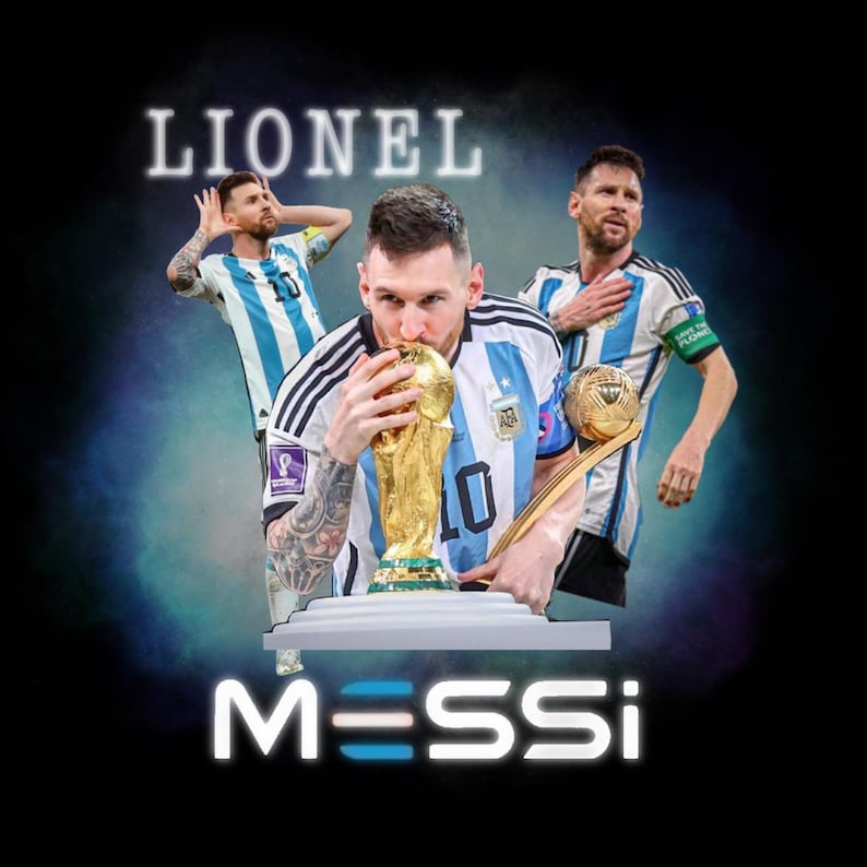 Digital File Messi - Etsy