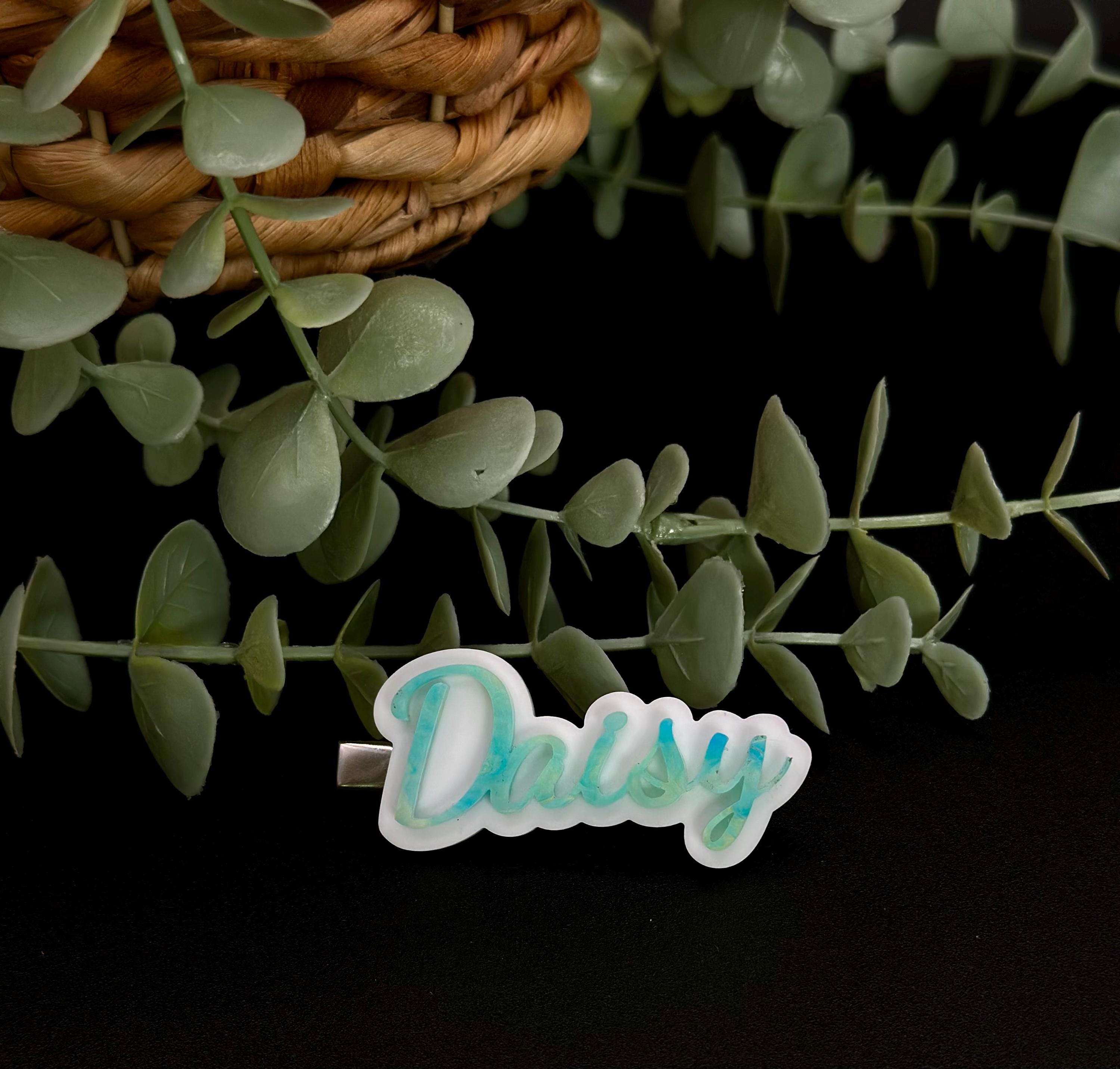 Personalized Name/word Hair Clips, Custom Letters Hair Clip, Name Girl ...